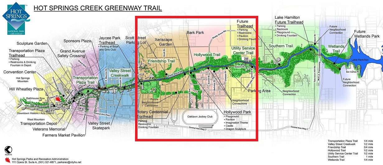 Hiking around Hot Springs – 40 Foot House